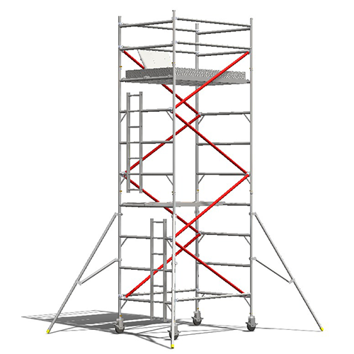 Double Width Aluminium Scaffold Tower | Grandhome Scaffold Enterprise